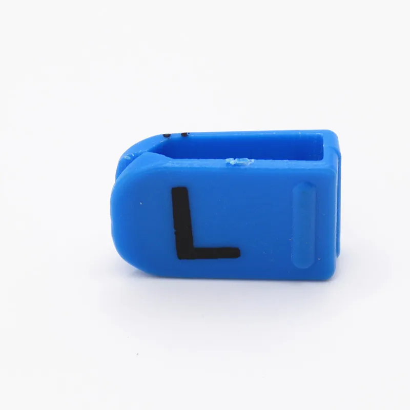 Customizable Colorful Plastic Size Tags & Labels for Clothes Hangers OEM