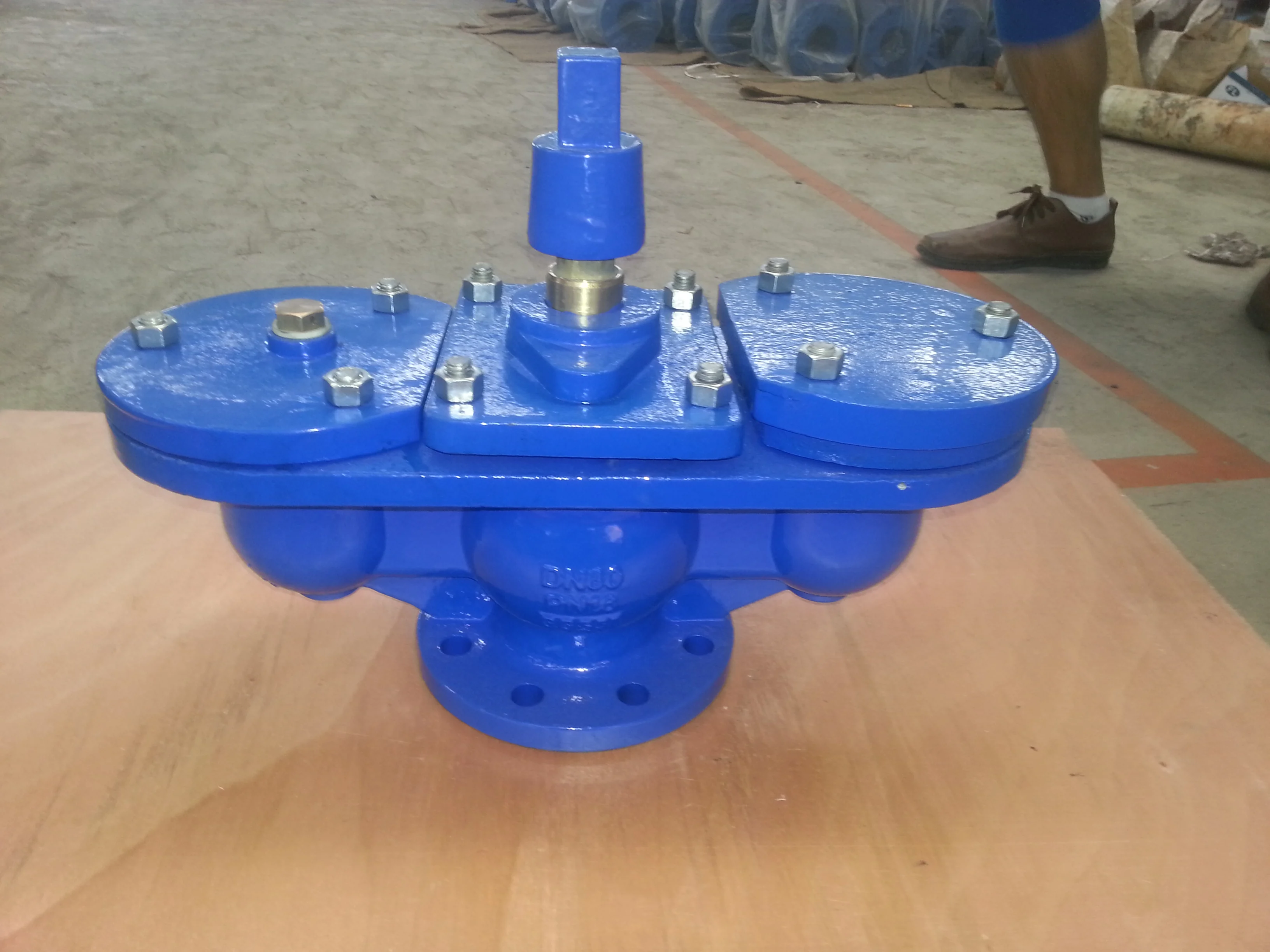 Double Orifice Air Release Valve with Integrated Isolating Valve, JKR AWWA