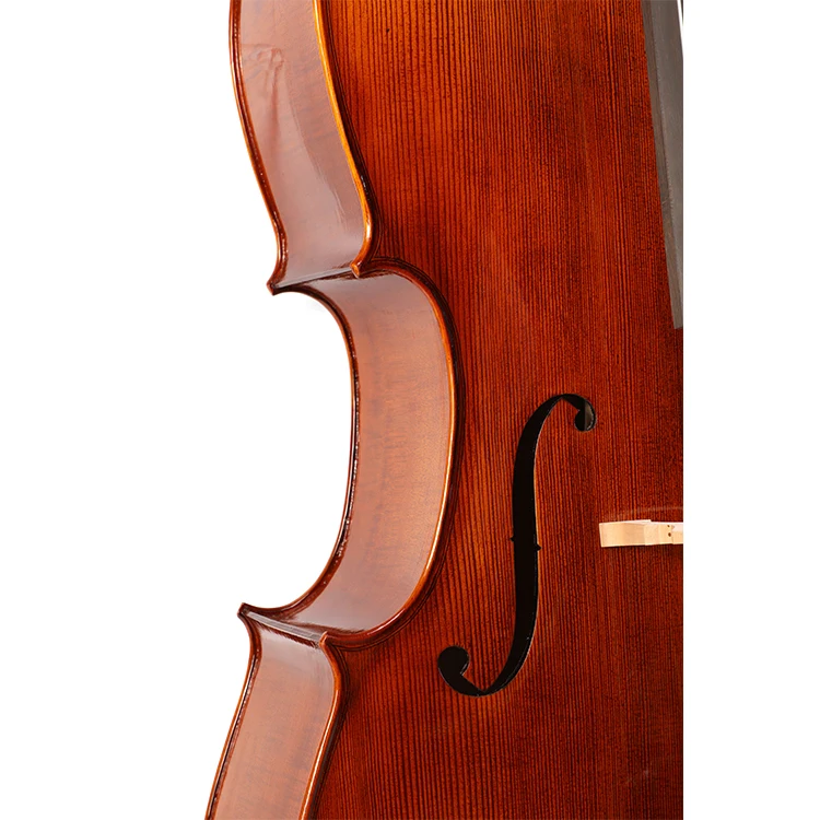 Shop Our Factory Hot Sale of Solid Wood Cellos with Natural Flame