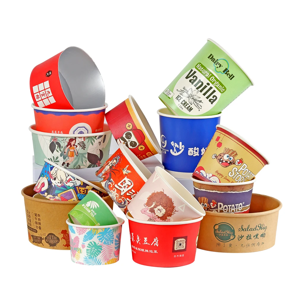 Dayupack Customizable Biodegradable Heatable Paper Ramen Bowl for ...