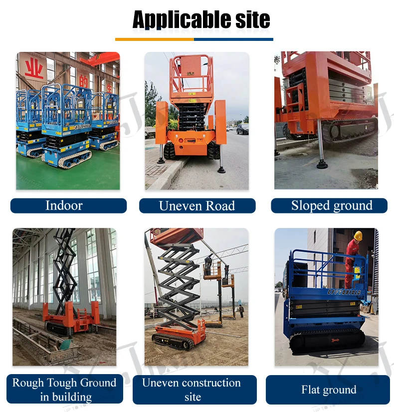 6-14m 200kg 500kg Cheap Price Hydraulic Battery Power Mini Small ...