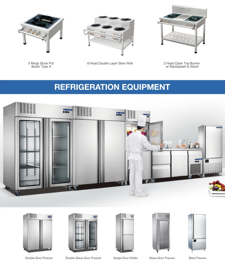 Professional Japanese/europe Cooking Equipment - Large Kitchen Equipments