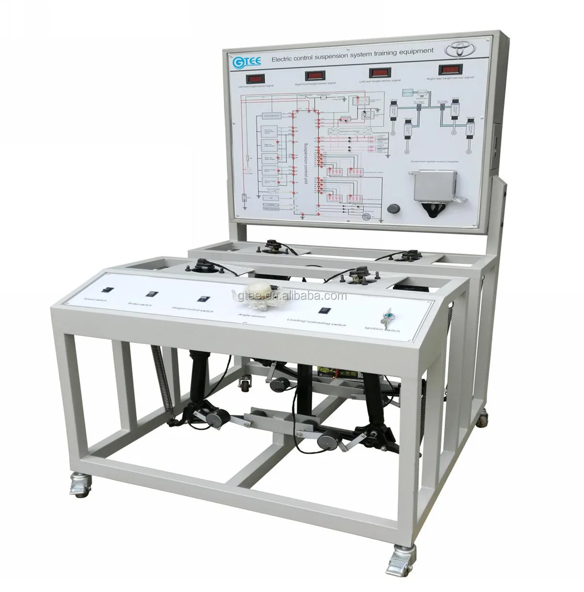 Electrically Controlled Air Suspension Board for Training