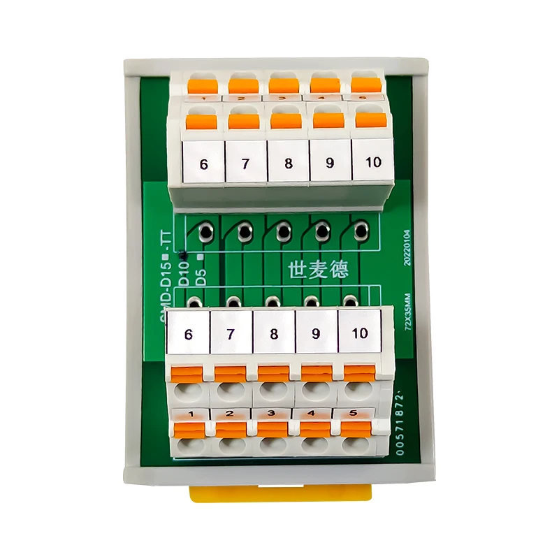 10 Channel 24vdc Direct Insertion Terminal Block. - Buy Terminal Block ...