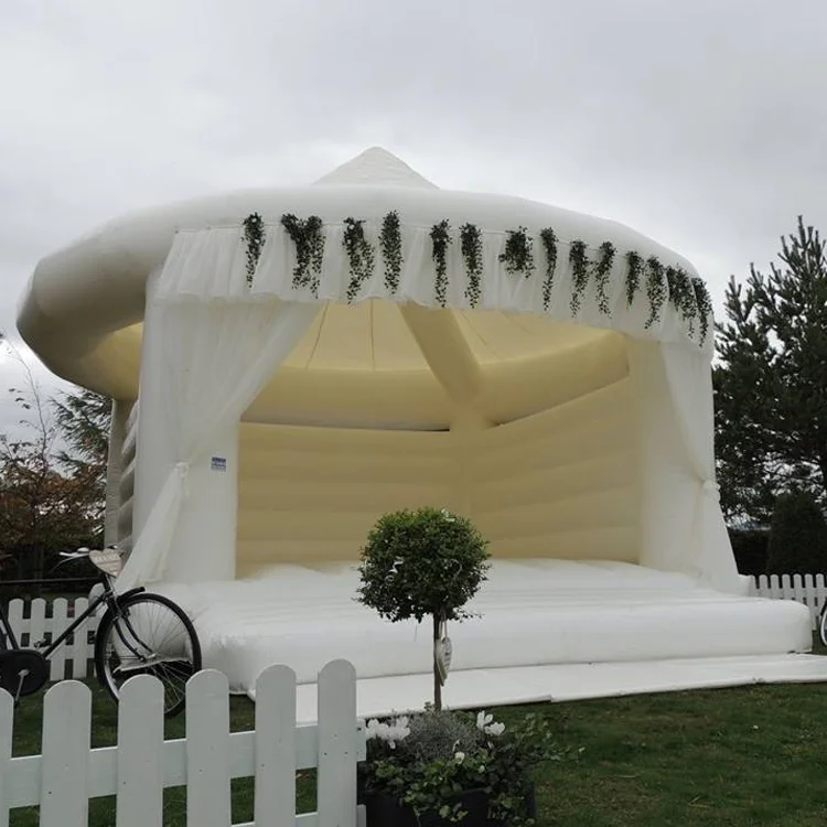 Commercial White Inflatable Wedding Bouncer Bounce House For Sale - Buy ...