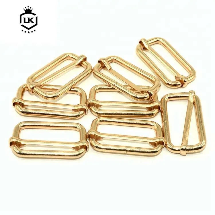 Garment Decorative Shoulder Leather Strap Squared Adjust Tri-glide Pin ...