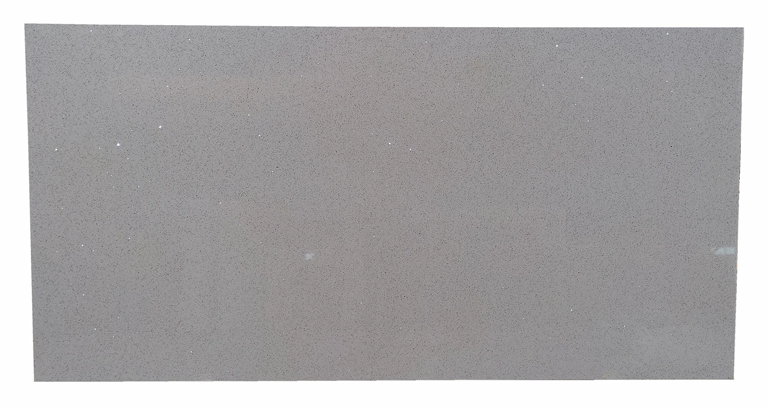 Popular Crystal Light Grey Quartz Sheet In Artificial Stone - Buy ...