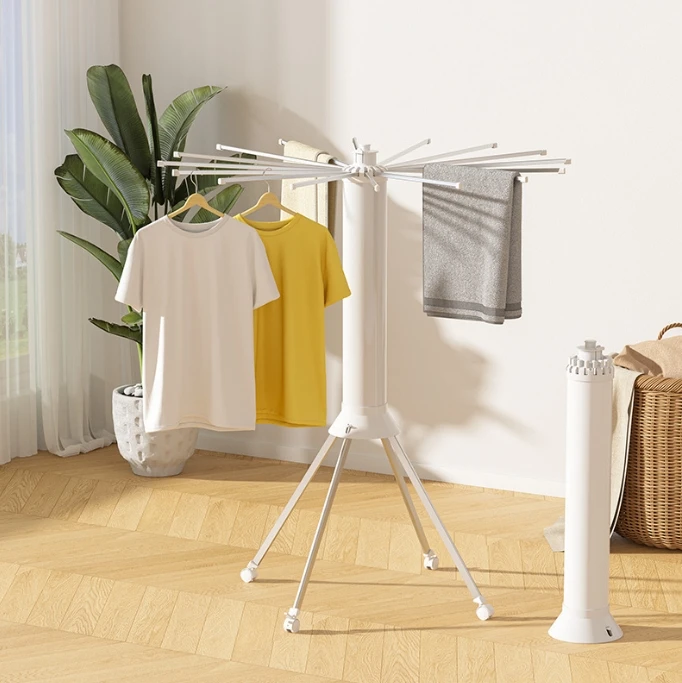 Octopus Cylinder Clothes Drying Rack - Space-Saving & Foldable