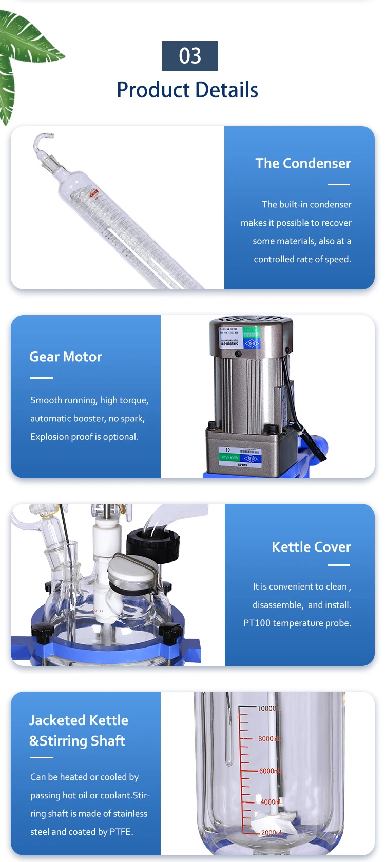 Lab Reaction Glass Mini Bioreactor Reactor Prices - Buy Lab Reaction ...
