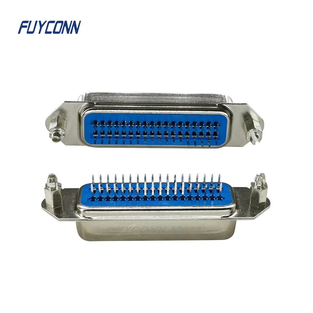 Centronic Champ14 24 36 50 Pin Ddk Connector,Pcb Straight Solder Dip Termination Male Plug ...