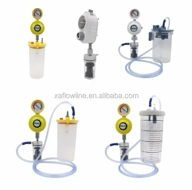 Hospital Vacuum Regulator With Suction Jar Wall Mounted - Buy Hospital ...