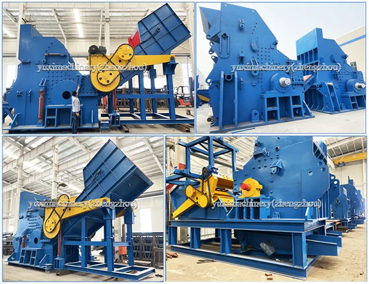 Scrap Steel Metal Crusher Machine - High Productivity