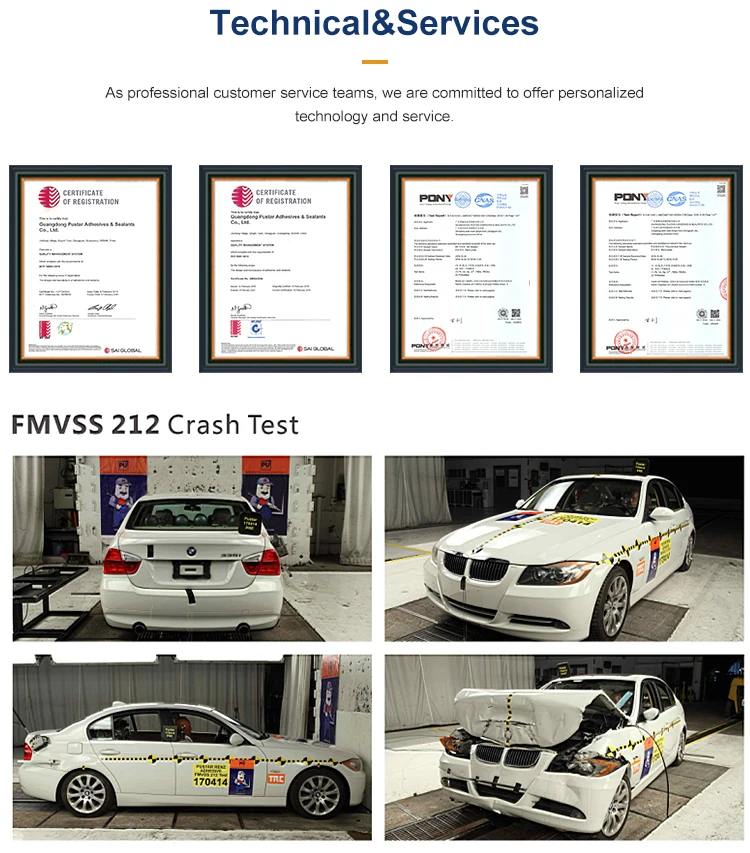 Auto Glass Polyurethane Sealant Primer - 1002A for Windshield Replacement