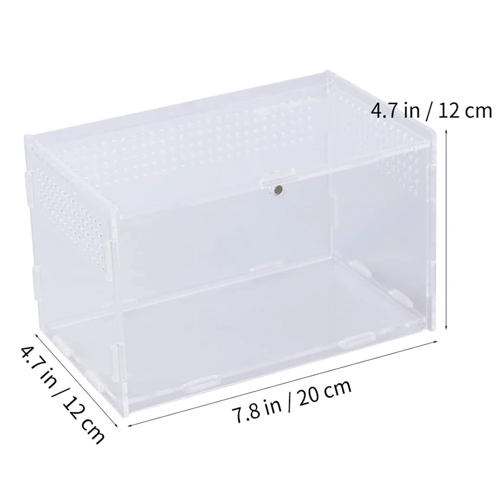 Clear Terrarium Container - Pet Acrylic Cage by HOTSUN