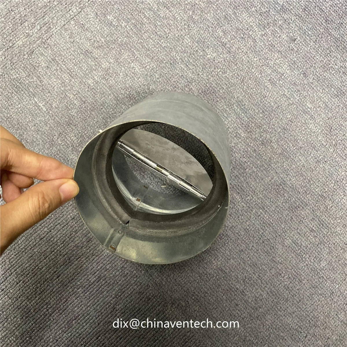 Hvac Duct Work Round Back Draught Damper Non-return Shutter - Buy Round ...