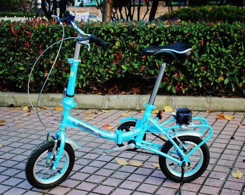 Folding Bike 12 "small Wheel Children Student Adult Mini Gogo Folding ...