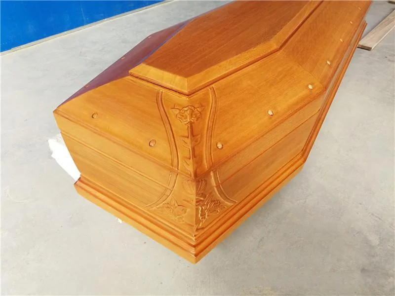 Italian Style Wooden Coffin & Casket - Solid & Stylish