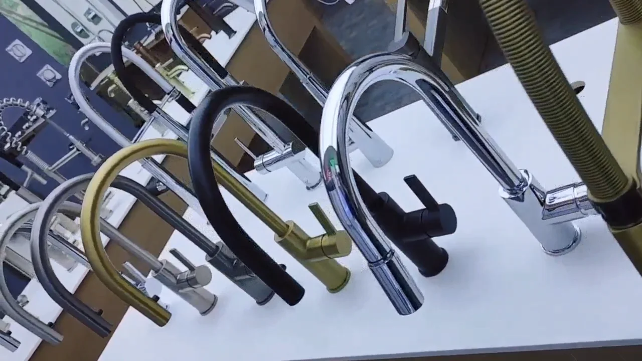 Watermark Black Sanitary Ware Kitchen Tap Hot And Cold Water Mixer ...