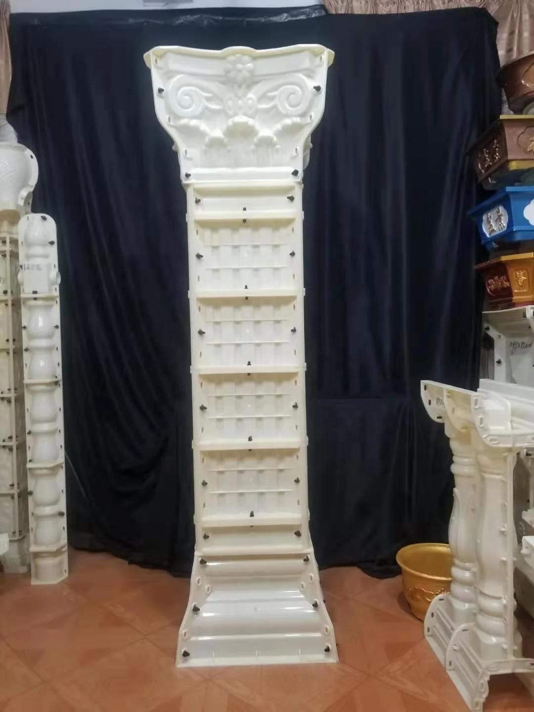 Plastic Column Formwork - Roman Pillar Mould for Modern House Design ...