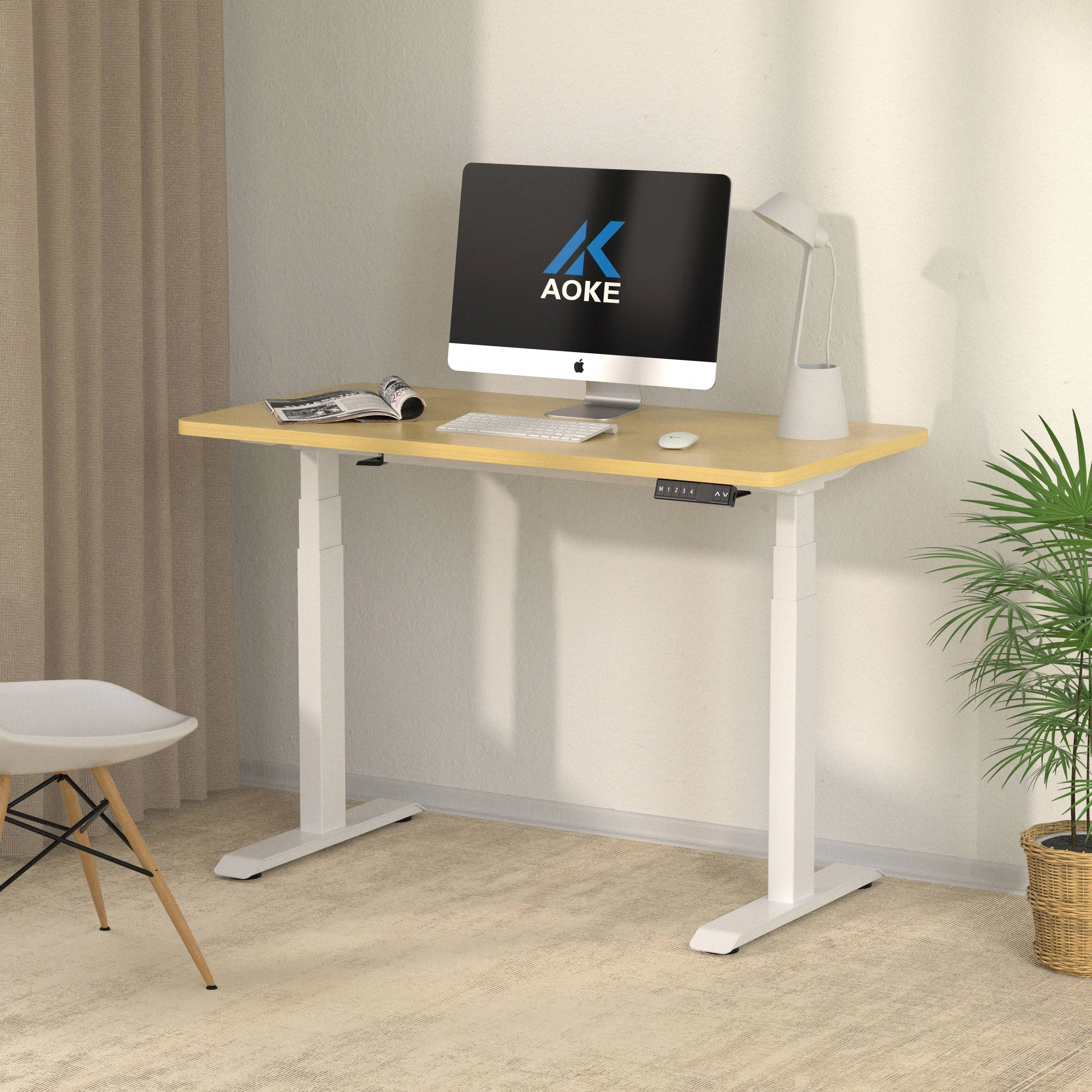 Office Table Top Dual Motor Desk Frame Luxury Office Chair And Desk ...