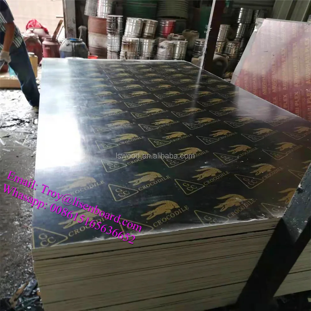 18mm Black or Brown Film Faced Phenolic Plywood for Construction - E1 ...