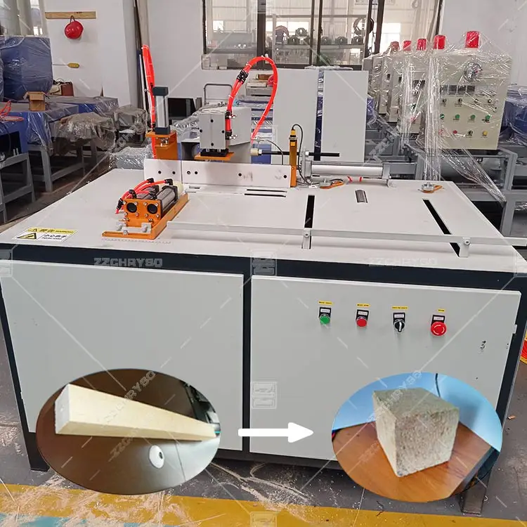 Automatic Industrial Wood Block Pallet Cutting Machine Mini Wood Cutter ...