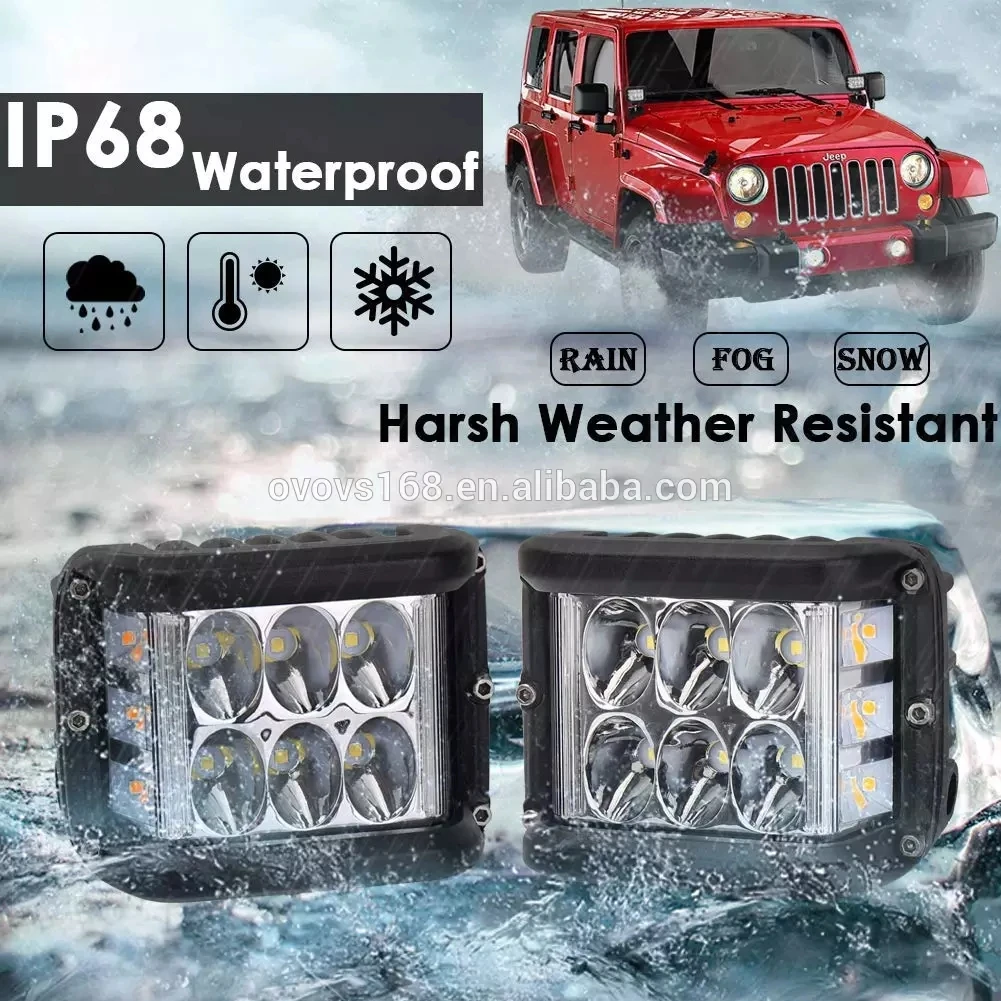 OVOVS LED Work Light with Strobe - 30W for Trucks & Suvs