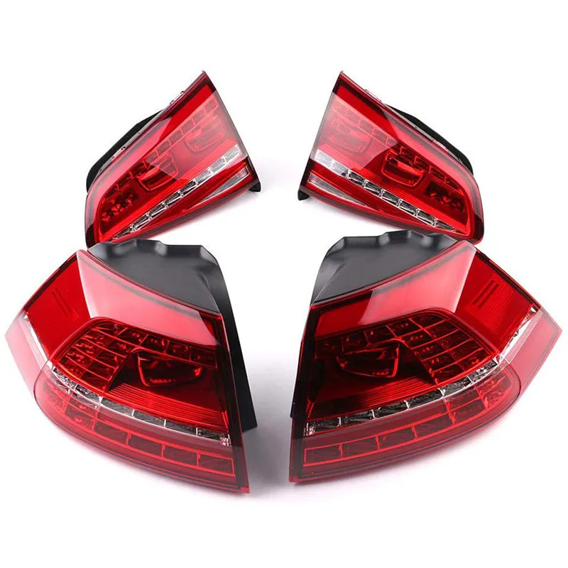 LED Dark Red Taillights for VW Golf GTI R MK7 - 5G0945207