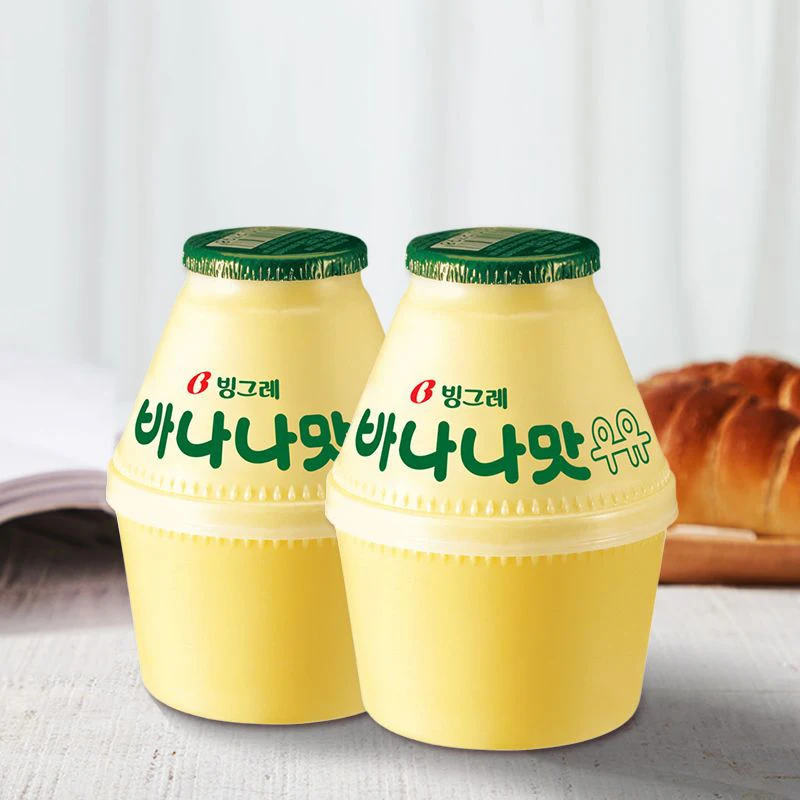 Korea Bengrain Milk Altar Banana Strawberry Cantaloupe 238ml