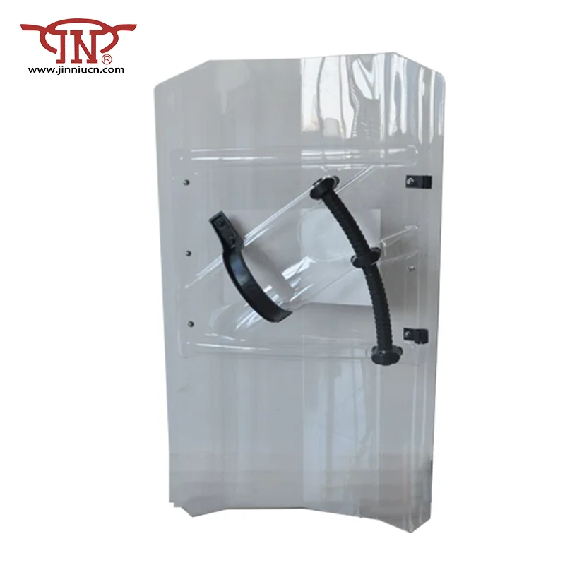 High Strength Pc Material Rectangle Polycarbonate Riot Shield - Buy Pc ...