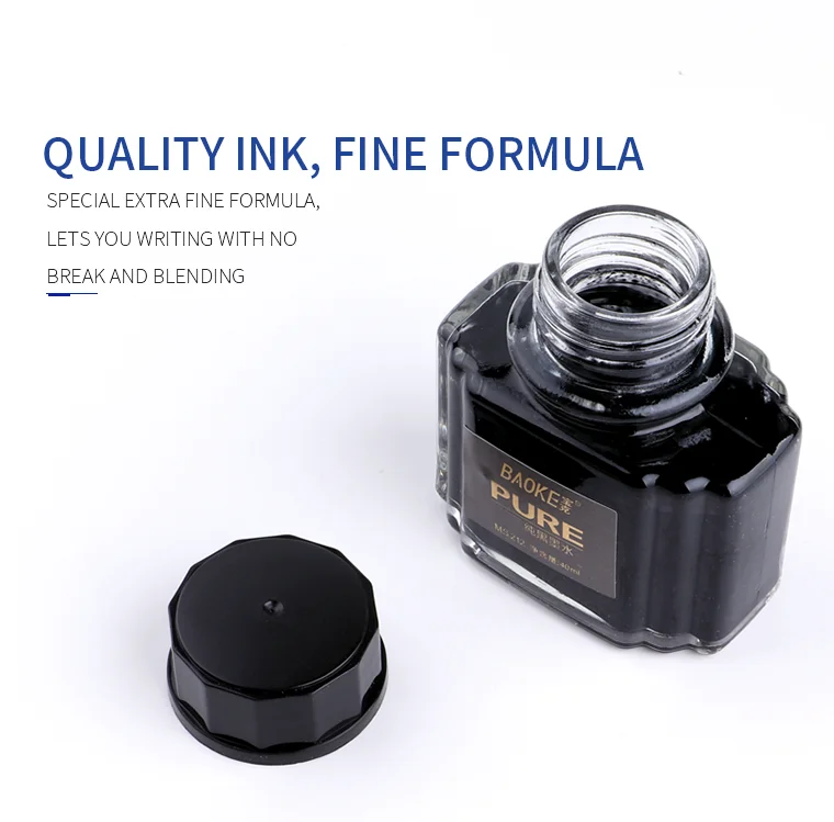High Quality Fountain Pen Refill Ink - 40ml Bottles