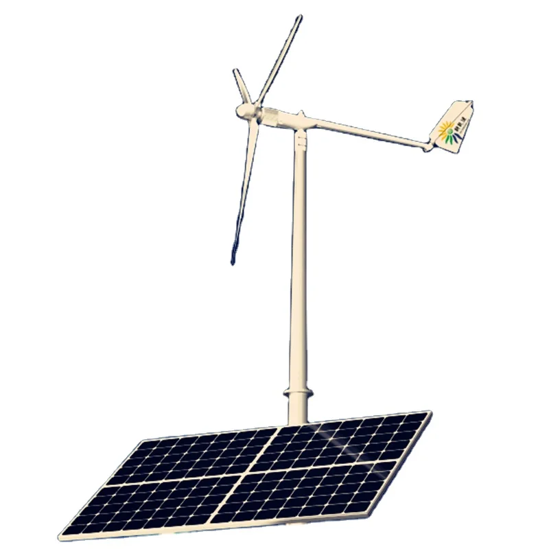 10kw Wind Solar Hybrid Power System Wind Generator System 550w Mono ...
