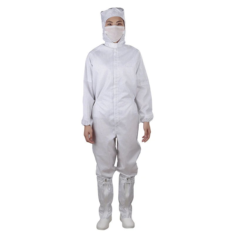 Esd Clothes Cleanroom Overall Uniforms With Caps - Buy Esd Clothing ...