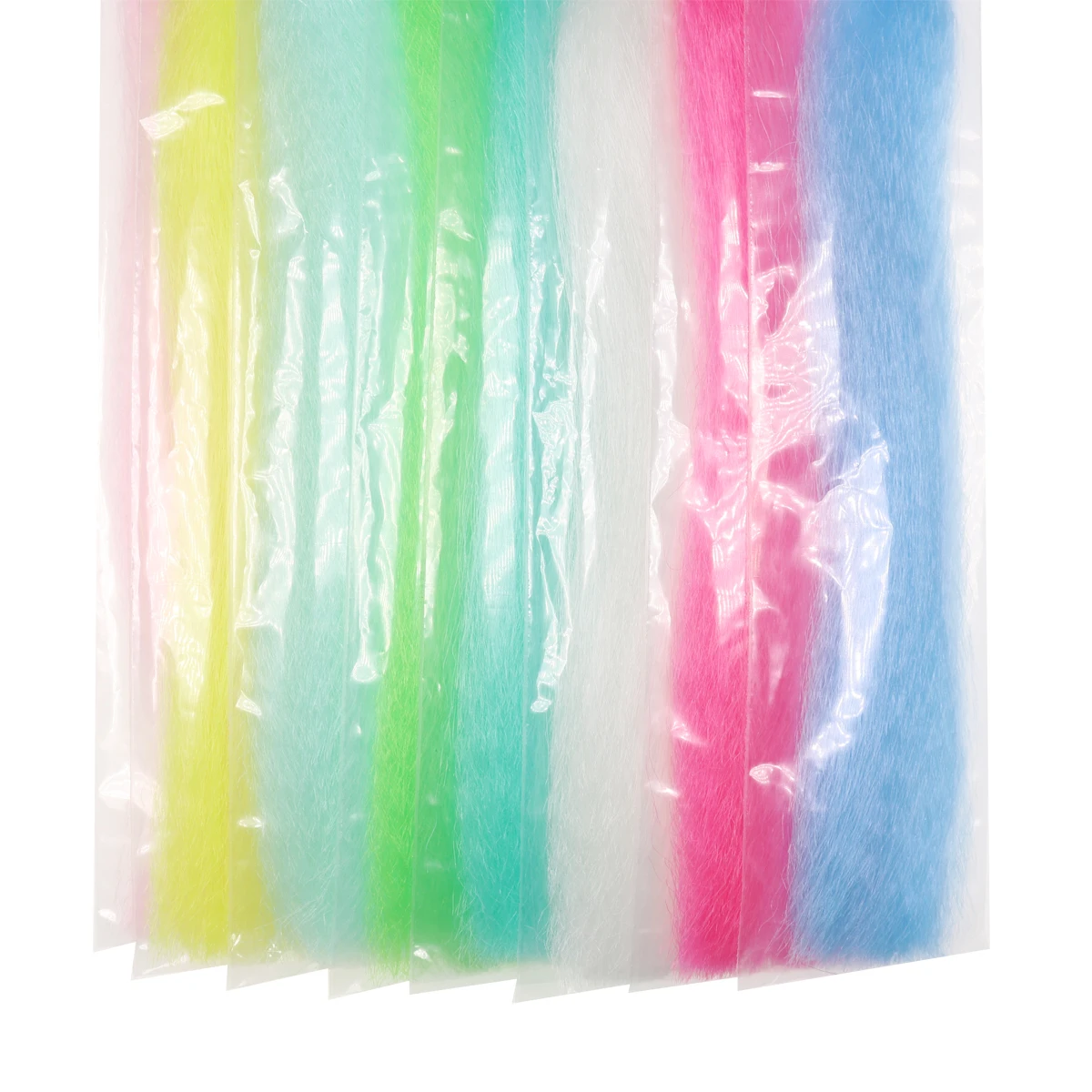 Glow and Flash Synthetic Tying Fiber for Saltwater Lures