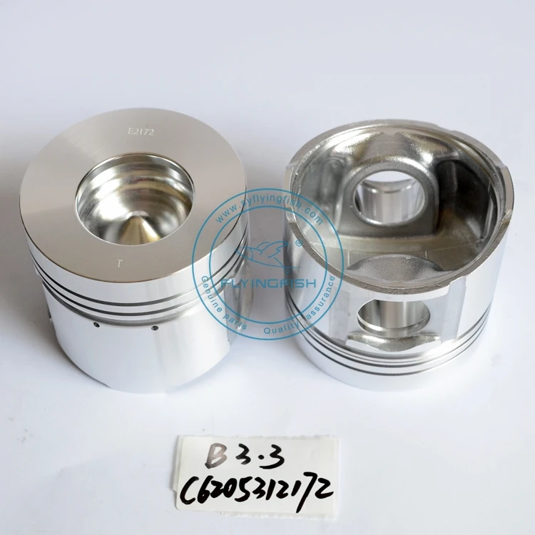 Qsb3.3 4d95 6d95 Engine Piston Kit 3800878 C6205312170 4025237 6205-31 ...