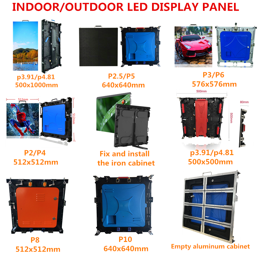 Full Color Outdoor P4 P5 P6 P8 P10 Led Display Screen Led Module ...