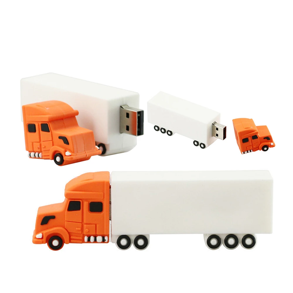 Custom Made 2d & 3d Pvc Silicone Usb Flash Drive 8gb 16gb 32gb Truck Usb Stick - Buy 3d Pvc ...
