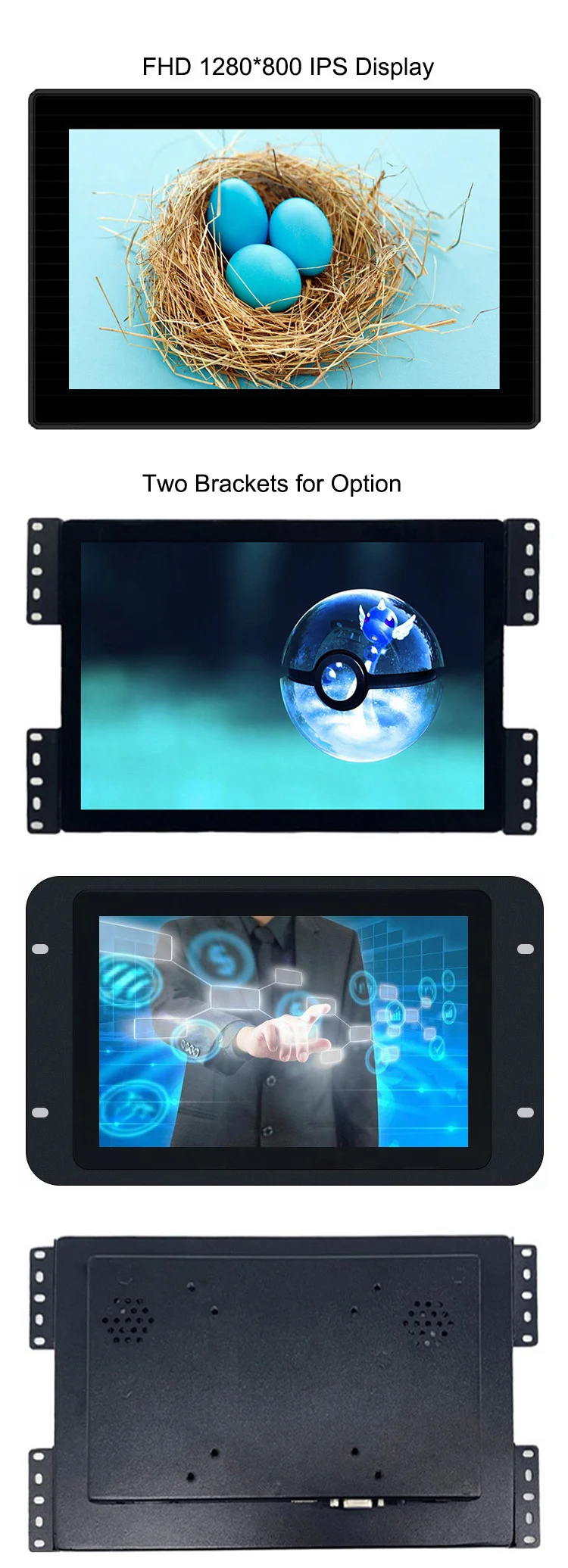 10 Inch Touch Screen Monitor - Industrial Display Computer