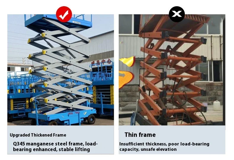 20m Aerial Work Lift Platform Electric Movable Workbench with Core ...