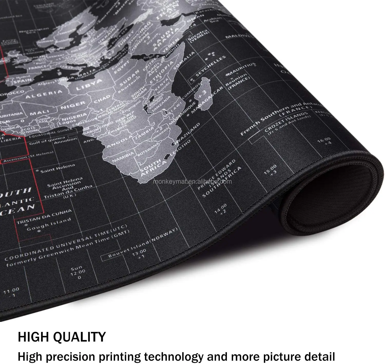 World Map Mouse Pad Large Mouse Pad Extended Gaming Xxl Big Mouse Pad ...