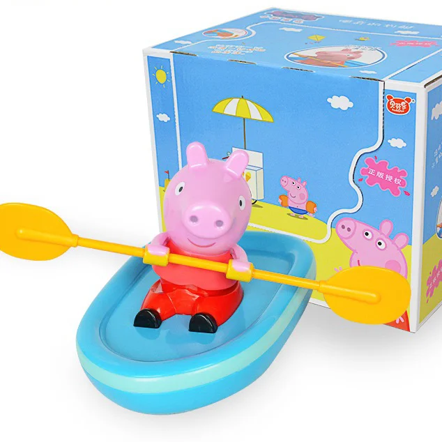 Pig Rowing Boat Spray Water Float Pepa Pig Toys Bathtub Shower Pool ...