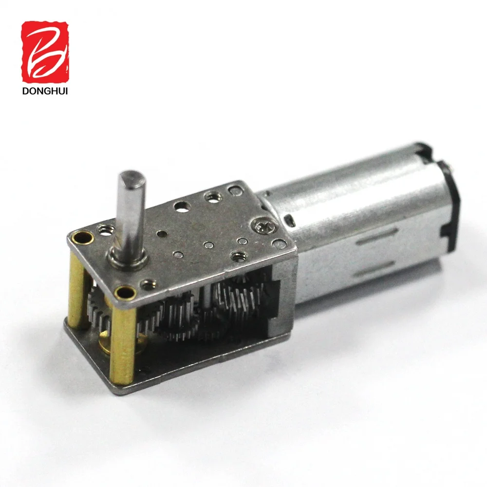12mm Small 1.5v 3v 4.5v 5v 6v 12v N20 Brushed Right Angle Dc Worm Gear ...