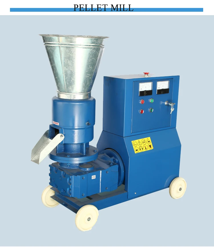 Mkl229 Three Moving Rollers Wood Biomass Pellet Machine Pelletizer ...