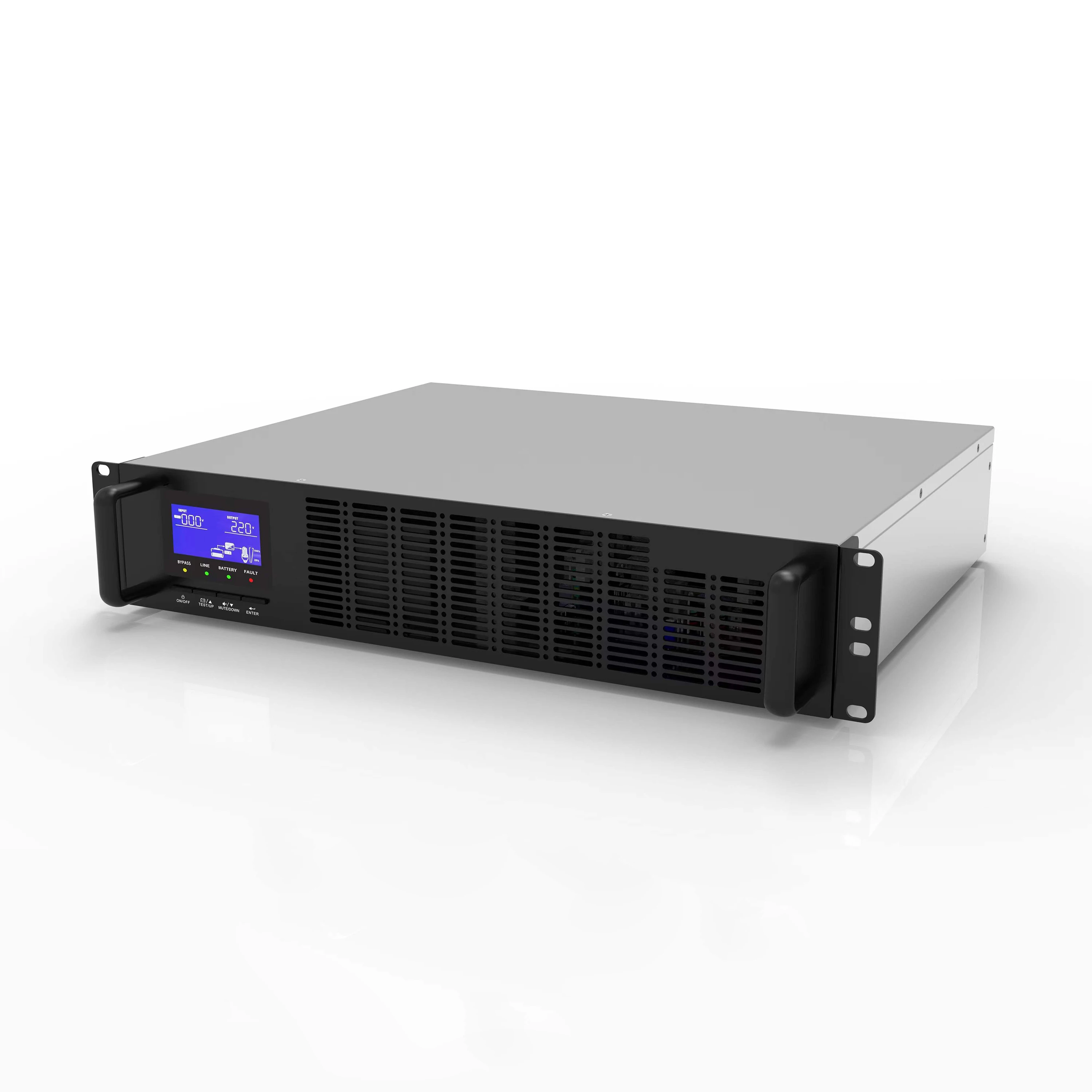 Rack-mounted Online Ups 3kva/2.7kw Lcd Display Built-in Battery 100 ...