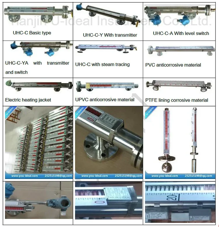 Electric Heat Tracing Two-color Magnetic Liquid Level Gauge With Remote ...