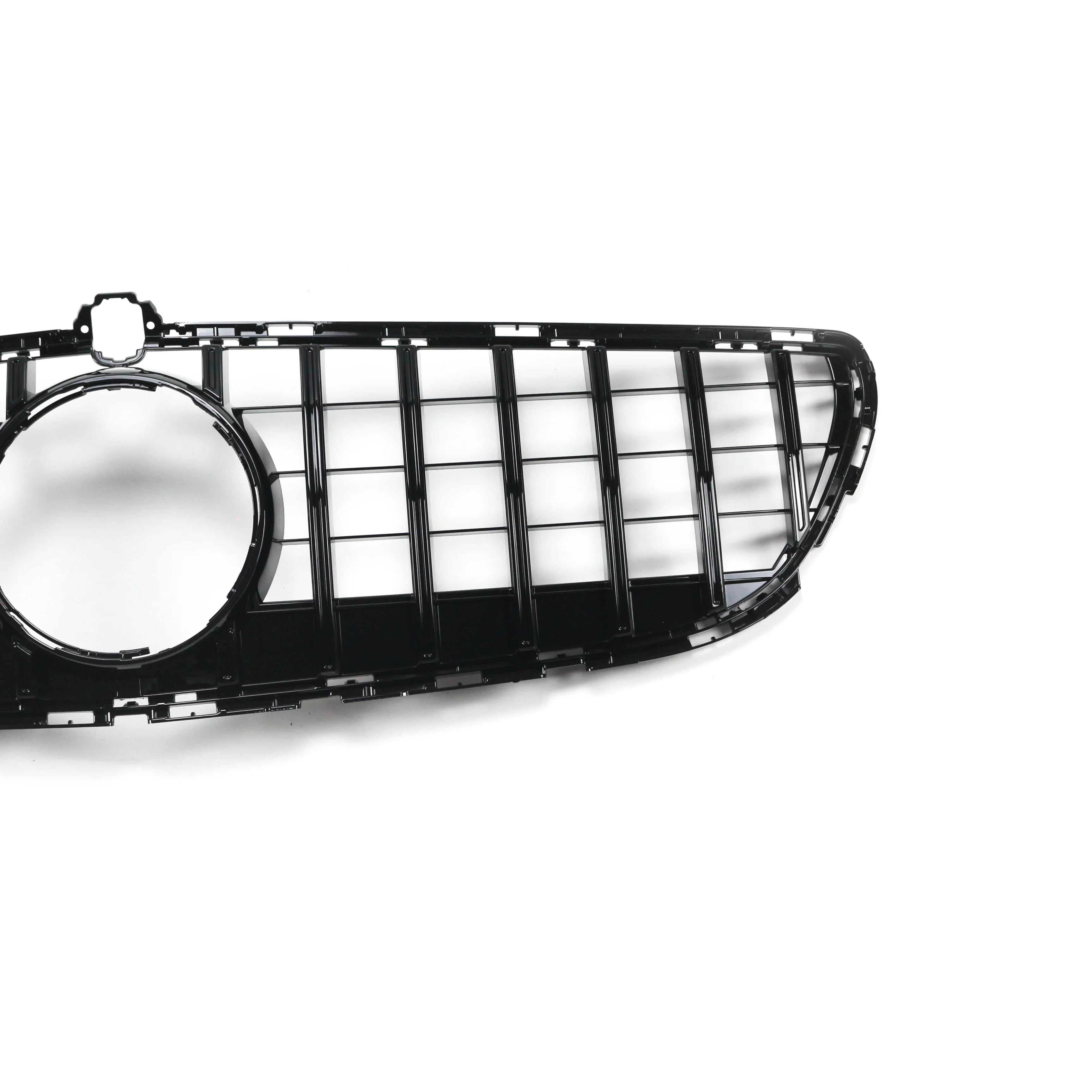 Abs Grille Black Vertical Look Grille Gtr Style Front Bumper Grill For ...