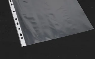 A4 Size PP Plastic Waterproof Transparent Sheet Protector