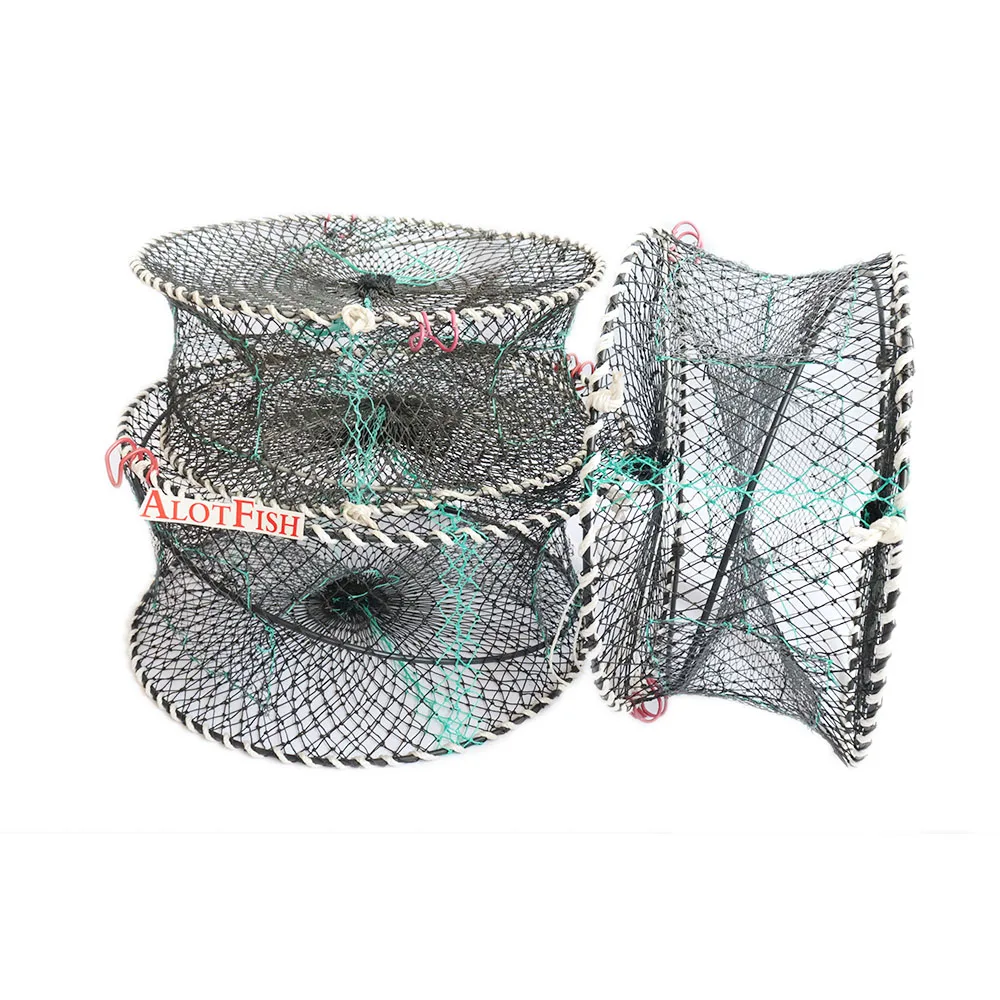 High Quality 60x25cm Steel Korea Crab Pot Folding Weld Crab Trap Nets ...
