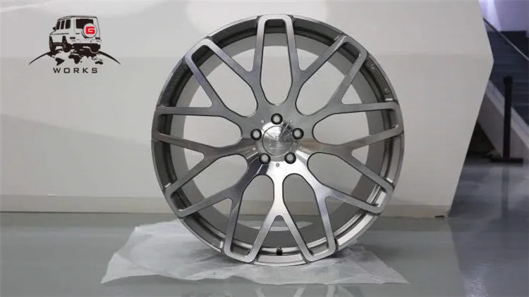 G Class W463 Aluminium Alloy Forged 22" W463 Wheels B Style -2 Silver ...