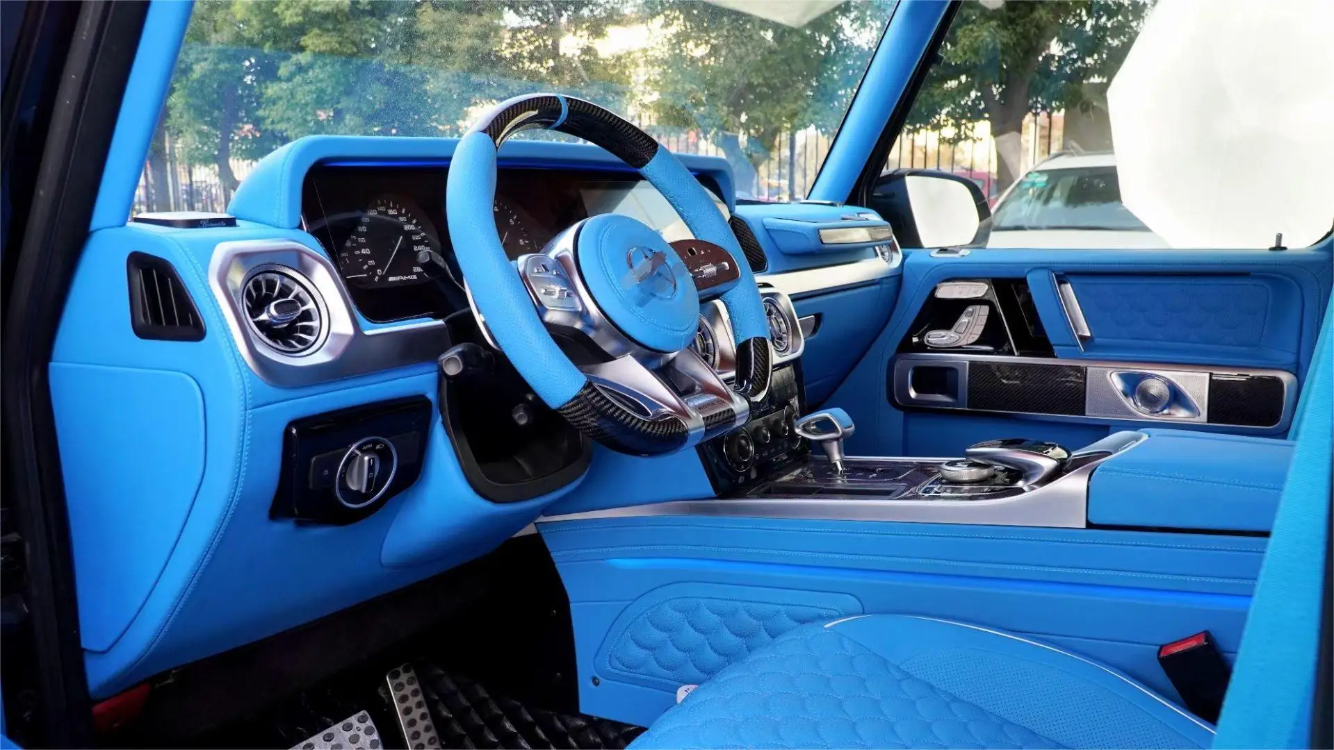 W463 G Class Interior Modified Decoration Kits for Mercedes Benz G350 ...